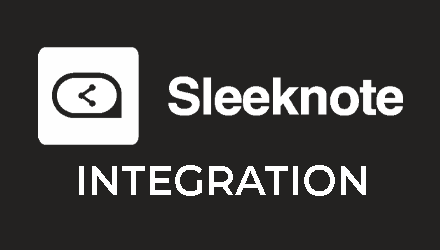 Sleeknote | UTMSimple Knowledge Base